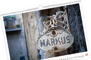 [Your Name]-Kalender - Werbekalender 2020 - WALTER Medien GmbH